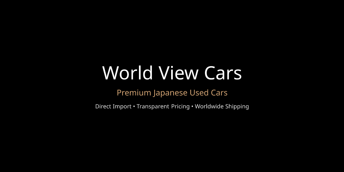 Japanese Cars Inventory - Premium Used Vehicles from Japan | World View ...